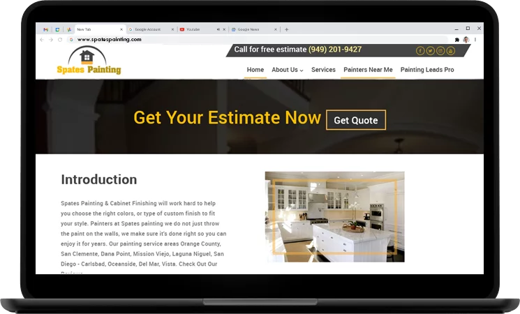 Spates Painting Case Study | Booking Platform Build